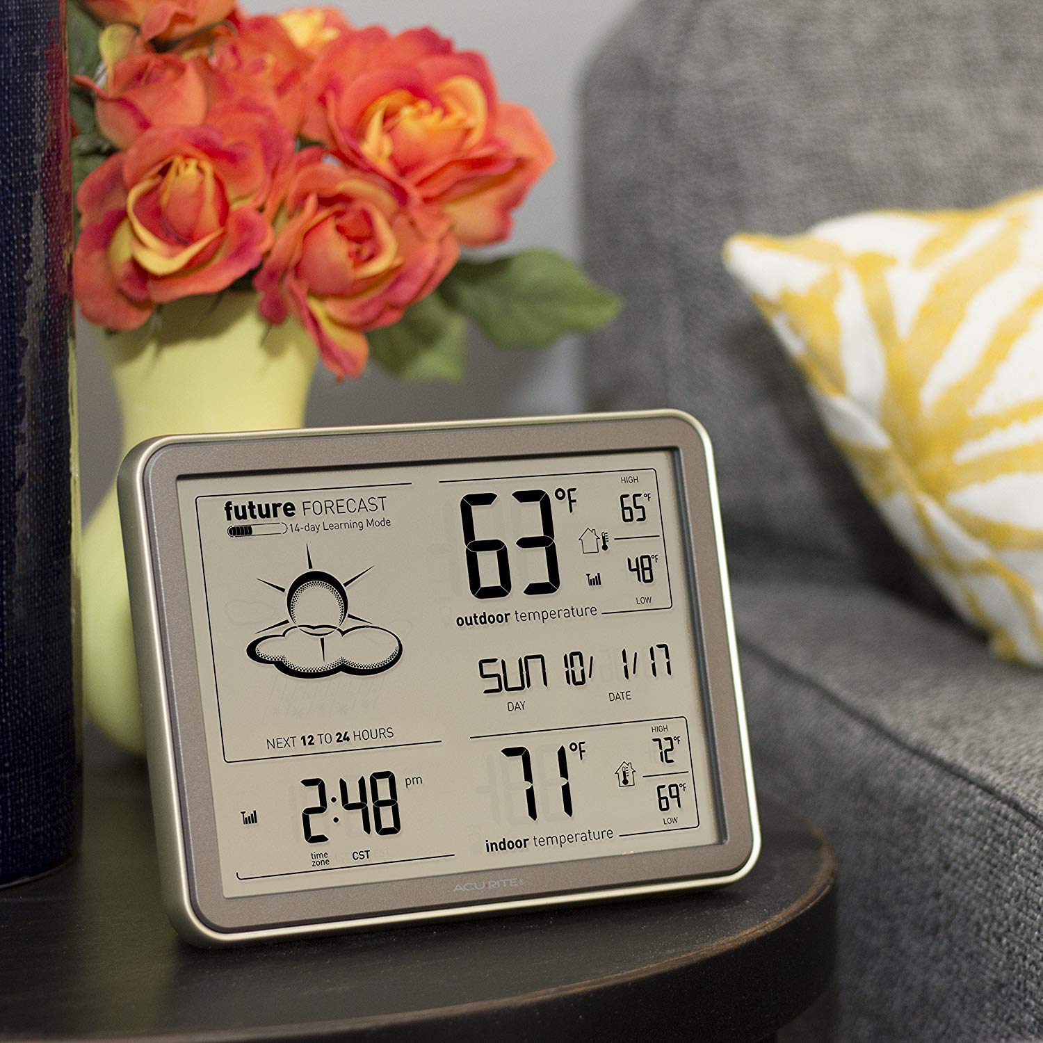 AcuRite Wireless Weather Station w/ Large Display, Temperature & Atomic ... AcuRite Wireless Weather Station w/ Large Display, Temperature & Atomic ...